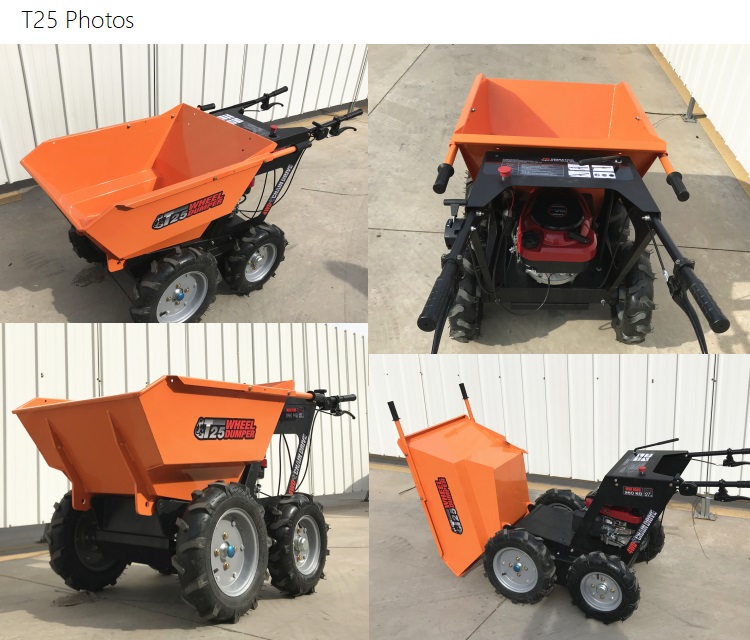 250kg Payload Mini Bucket Loader With Loncin/b&s/kohler Engine, High ...