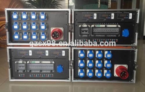 63a 5pin Input 3 Phase Power Box, High Quality 63a 5pin Input 3 Phase ...