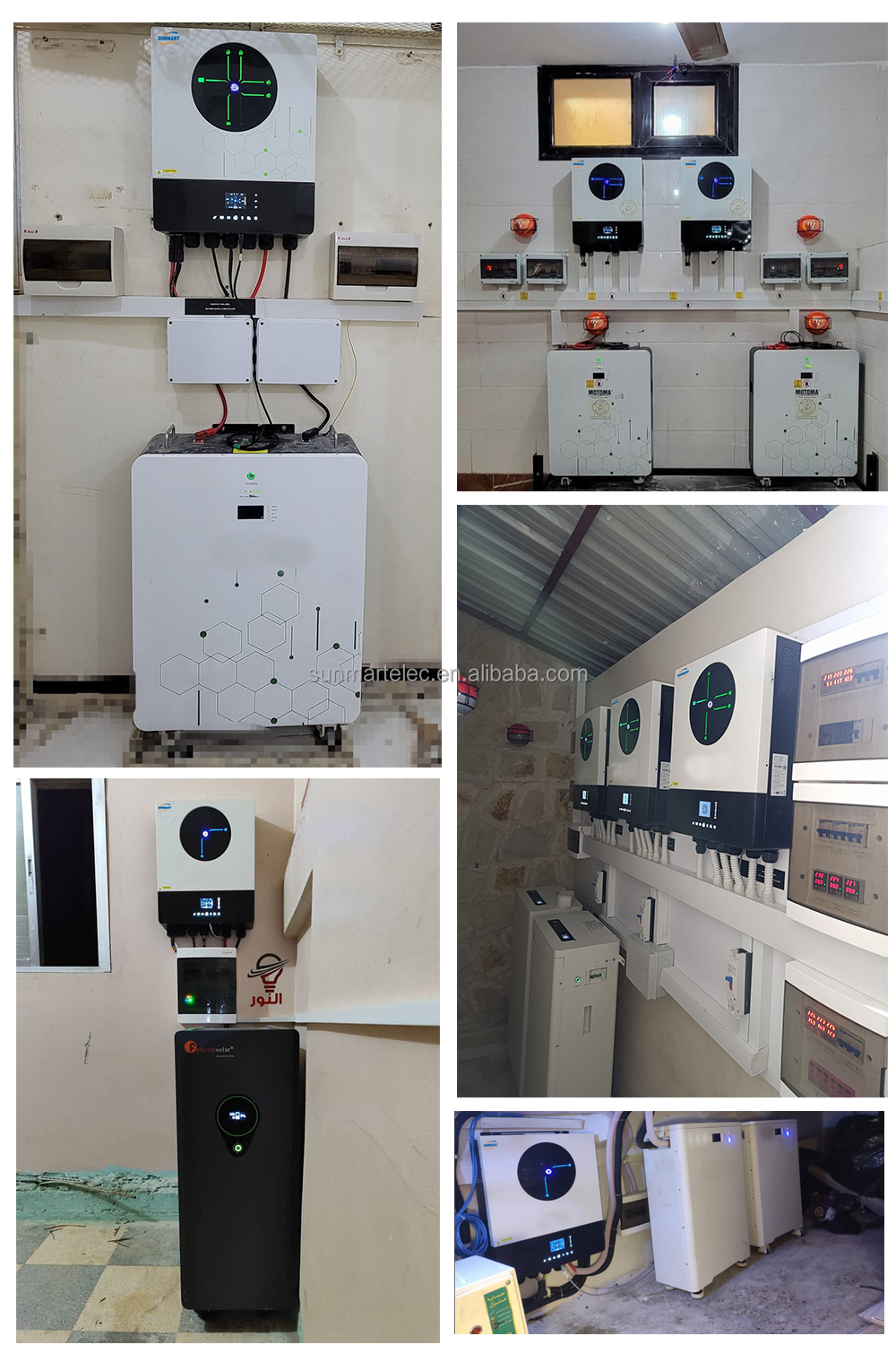 Sunmart Ultra 11kw 48v 배터리가없는 Mppt 태양 광 인버터 Pv 입력 전압 90-500v, Bossgoo ...