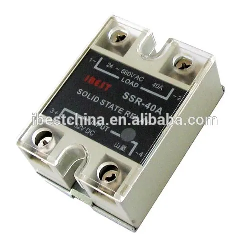 Solid State Relay 50a/60a, Dc &ac Single Phase Ssr Relay (ibest), High Quality Solid State Relay ...