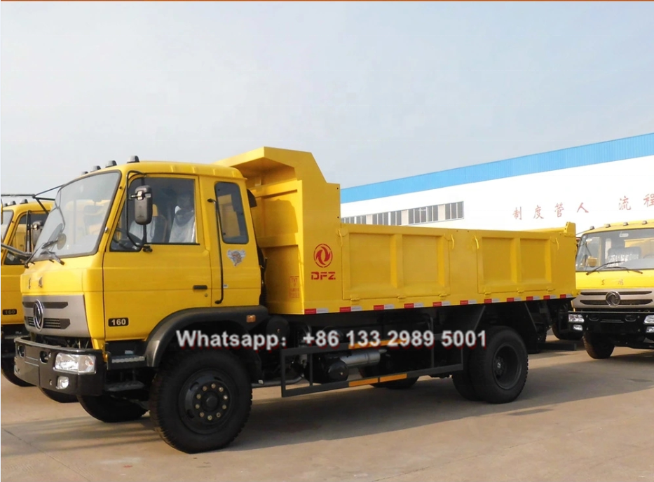 Dongfeng 6 Wheel 10 Ton Tipper Truck For Sale, High Quality Dongfeng 6 ...