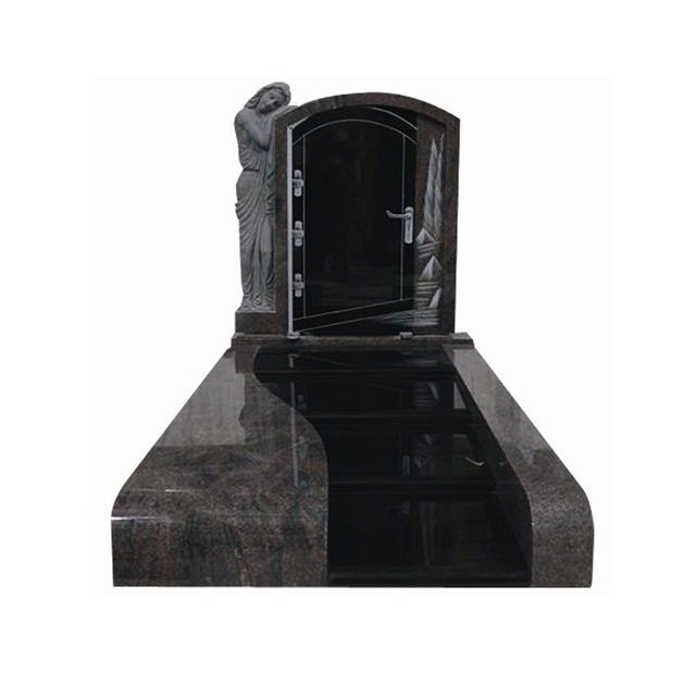 Dark Grey Granite Tombstone Slabs For Funerals, High Quality Dark Grey ...