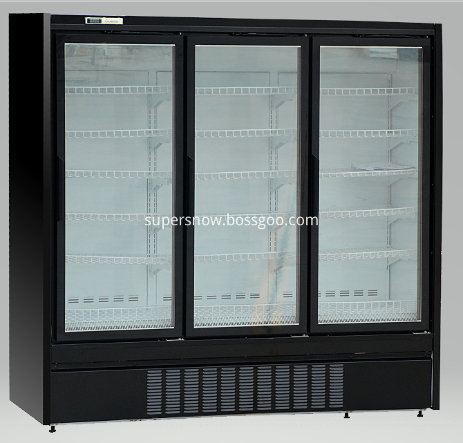 Supermarket Upright Glass Door Display Freezer Cabinet, High Quality ...