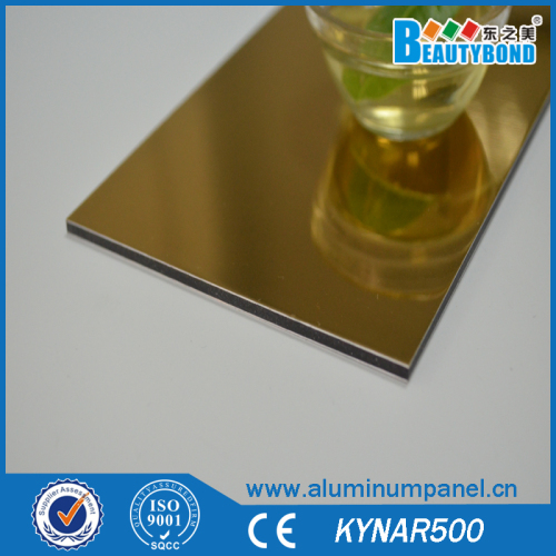 Golden Mirror Acm 4mm Alucobond Cladding Solutions, High Quality Golden ...