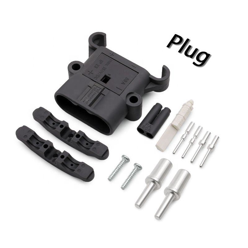 Din 80a High Current Electric Vehicle Battery Connector 25 Square Mm ...
