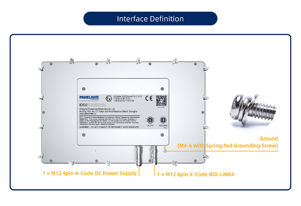 19 Inch Ip65 Rugged Atex Industrial Panel Monitor & Display, High ...