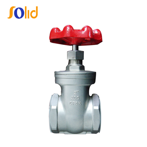 Stainless Steel Screwed Threaded Gate Valve, High Quality Stainless ...