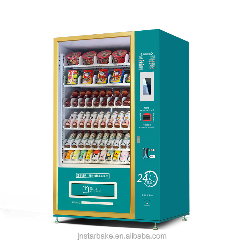 Refrigerated Combo Soda And Snack Vending Machine For Foods And Drinks ...