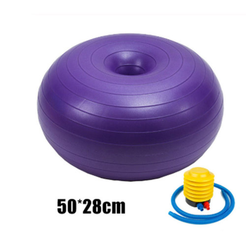Exercise Balance Pilates Workout Gym Donut Yoga Ball With Pump, Bossgoo ...