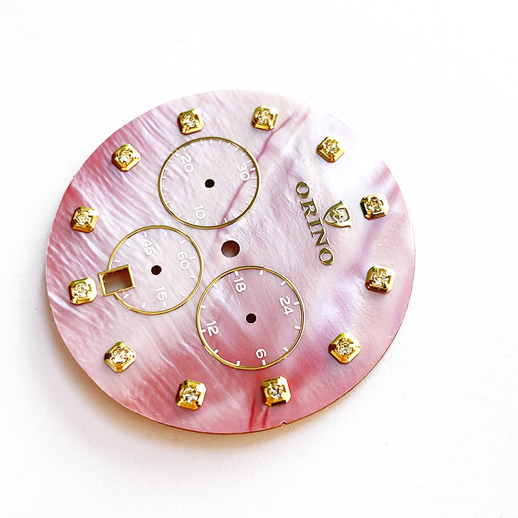 River Shell Chronograph Watch Dial, High Quality River Shell ...