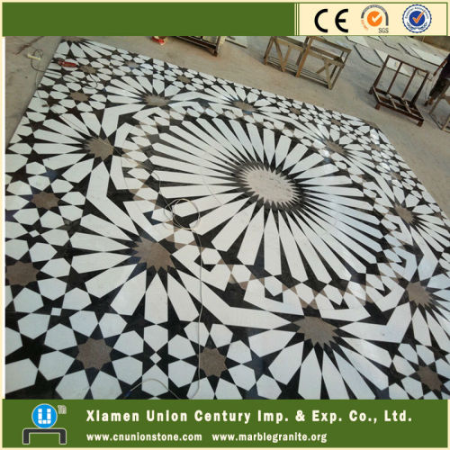 Mix Color Family Water Jet Marble Medallion, High Quality Mix Color ...