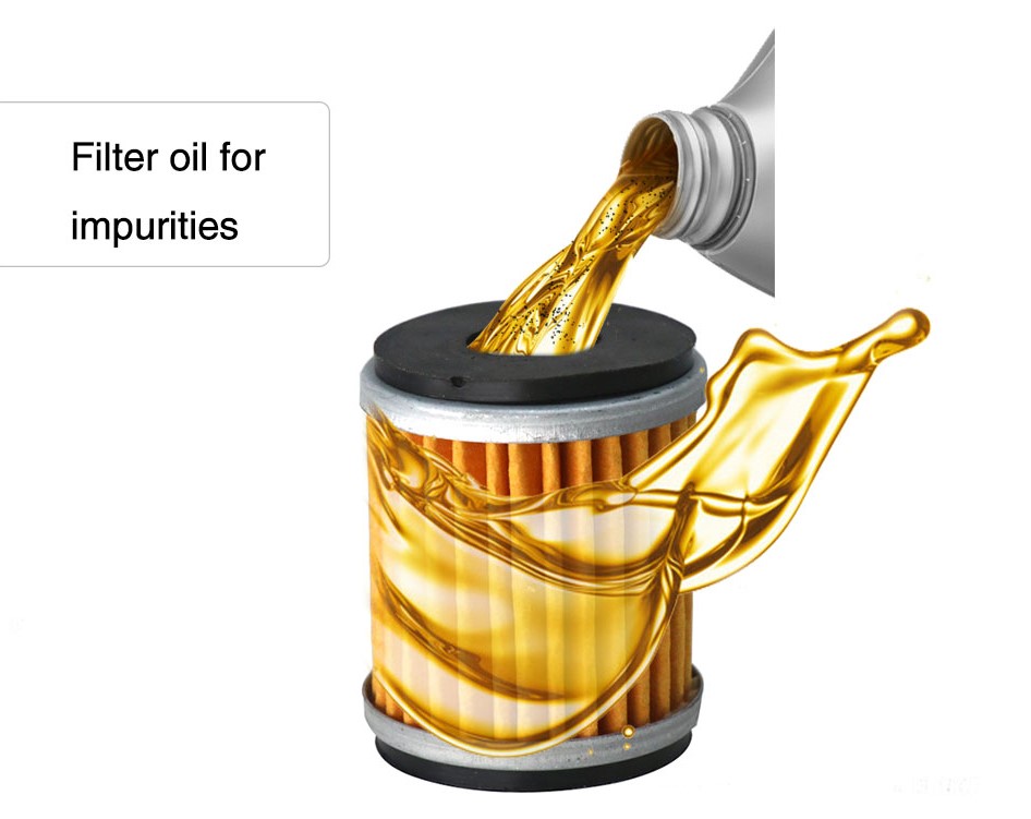 Yellow Filter Paper Oil Filter Element For Hf141/200 Motorcycle Engine ...