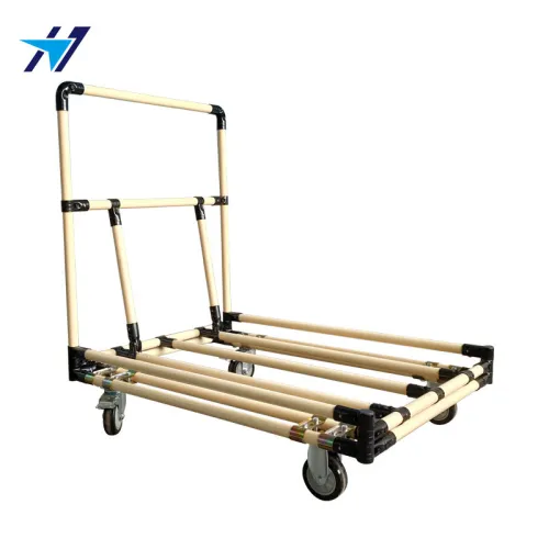 Workshop Lean Tube Flatbed Trolley, High Quality Workshop Lean Tube ...