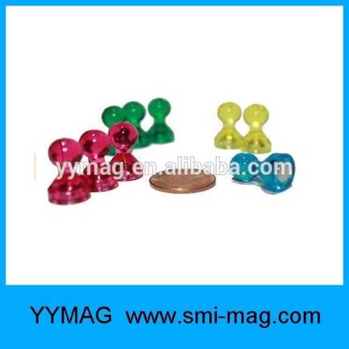 Clear Plastic Magnetic Push Pins With Strong Neodymium Magnet Strong ...