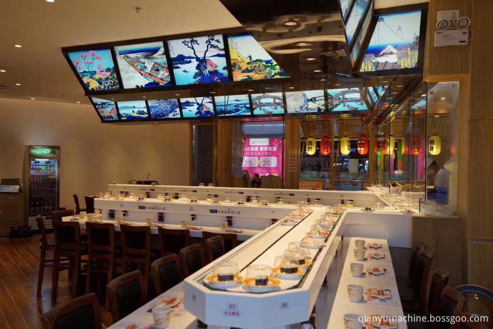 Beautiful Technology Rotary Sushi Conveyor Belt, High Quality Beautiful ...