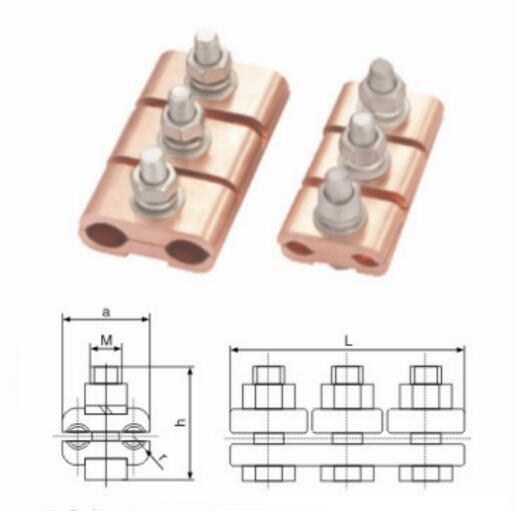 อุปกรณ์เสริมฮาร์ดแวร์ Overhead Jbt Copper Pg Clamp คุณภาพสูง อุปกรณ์ ...