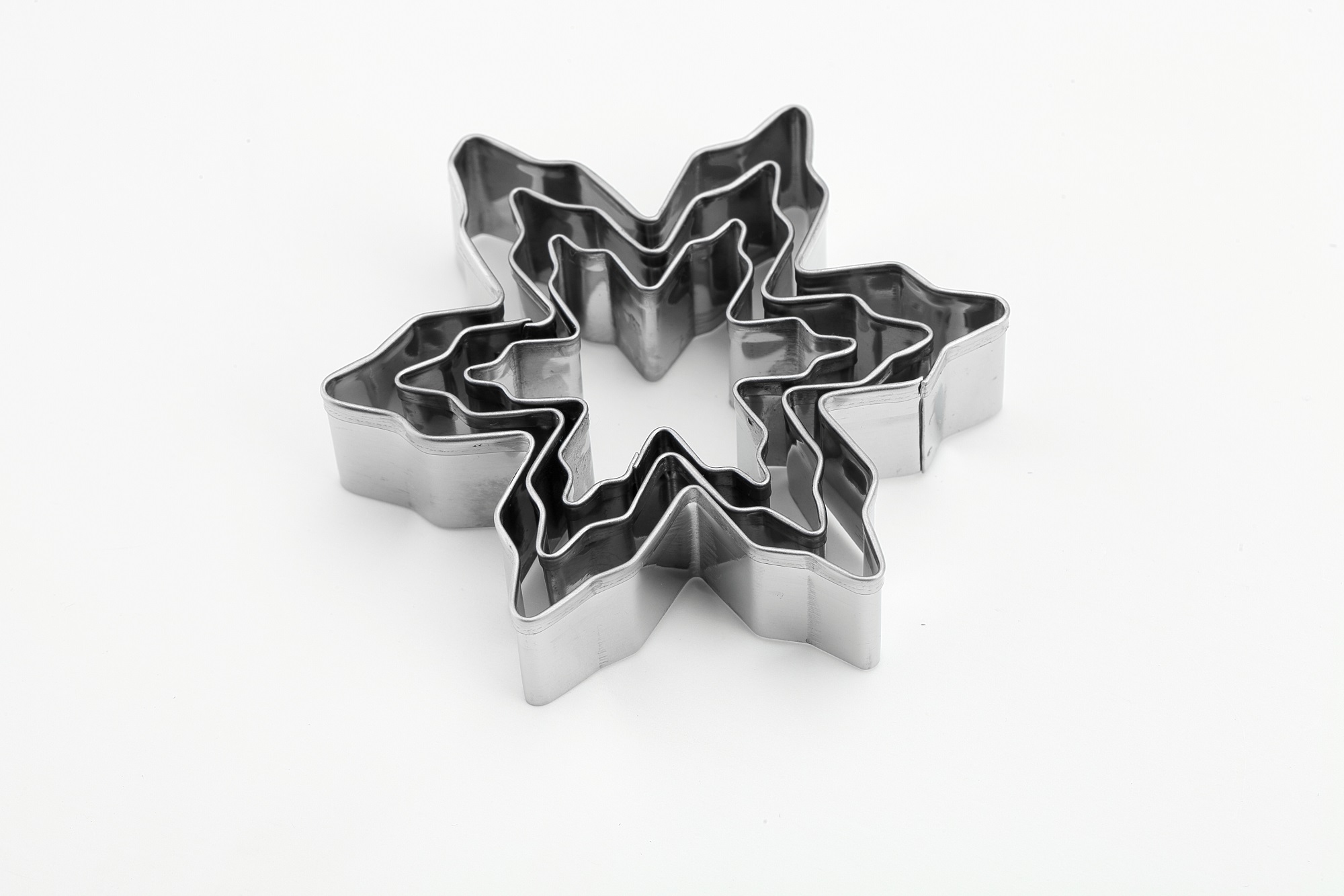 3pcs Snowflake Shape Cookie Cutter Set, High Quality 3pcs Snowflake ...