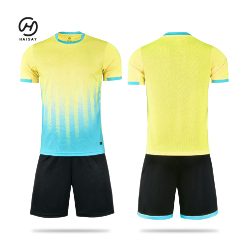 Factory Europe Soccer Uniform Full Set 100% Polyester Breathable Quick ...
