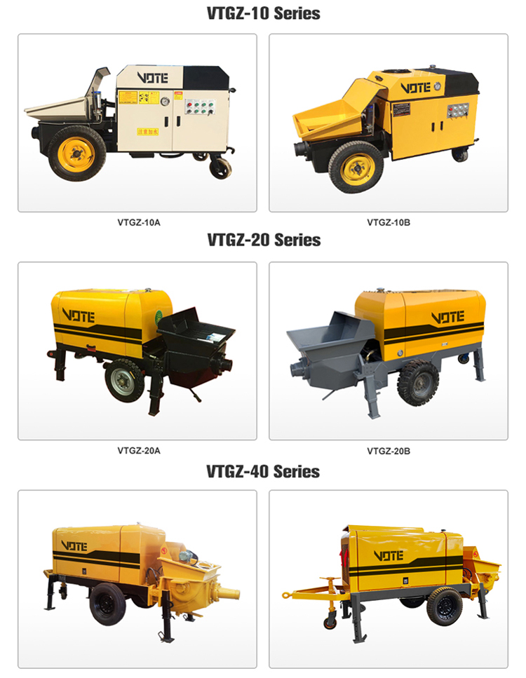 Mini Concrete Transfer Pump For Mortar And Grout, High Quality Mini ...