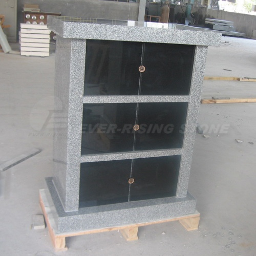 6 Niches Black Granite Columbarium, High Quality 6 Niches Black Granite ...