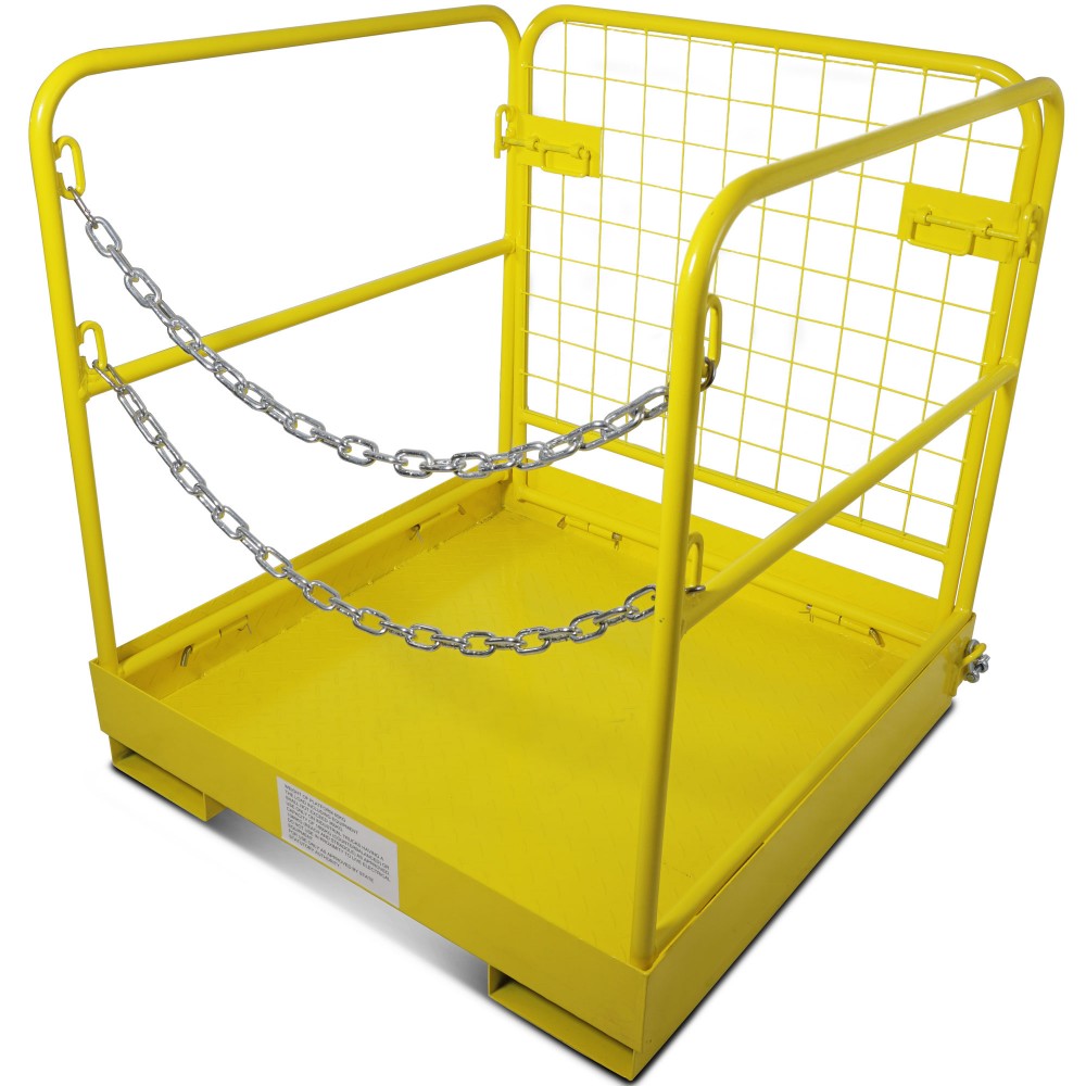 2 Orang Pallet Pallet Forklift Platform Cage 36 "x36", kualitas tinggi ...