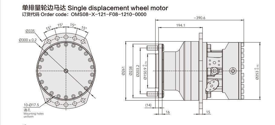 Hydraulic Motor Replacement: Ms, Mse Models By Poclain Motors - Low ...