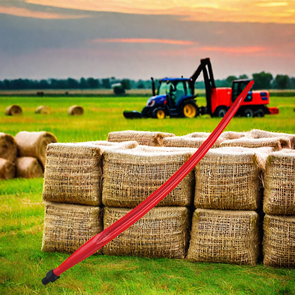 Curved Hay Bale Spear And Loader Attachment Replacement Parts For 36* ...