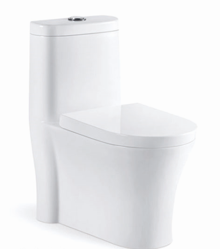 Lavatory Double Cyclone Flushing One Piece Toilet, High Quality ...