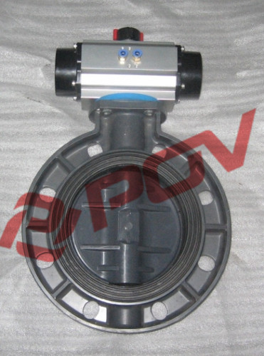 Acid Wafer Pneumatic Butterfly Valve Pvc, High Quality Acid Wafer ...