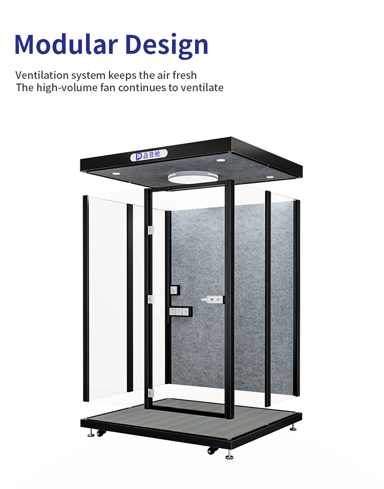 Modular Metal Sheet Frame Soundproof Office Cubicle, High Quality ...