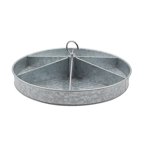 6-compartment Galvanized Metal Turntable, High Quality 6-compartment ...