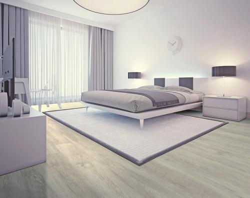 Tekstur Kayu 4mm Pvc Lantai Vinyl Dengan Fiberglass, kualitas tinggi ...