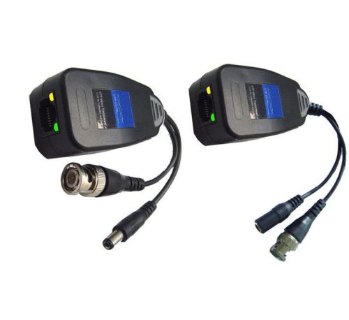Cat5 Cctv Balun Video Power Balun With Led Light, Rg45 Video Power ...