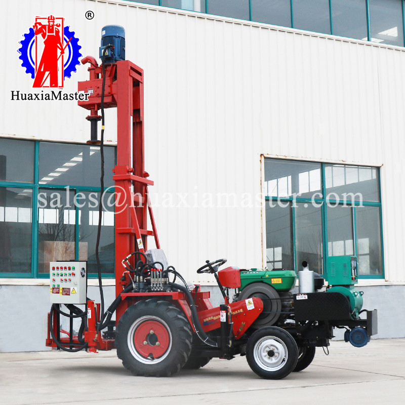 Jz-c Series Tractor-loaded Positive Circulation Water Well Drilling Rig ...