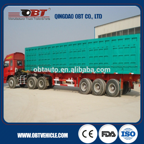Tri - Axle Coal Transport Van Box Semi Trailer, High Quality Tri - Axle ...