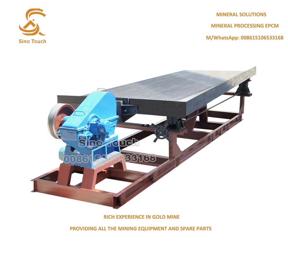 Mining Mineral Gravity Concentration Equipment Shaking Table, High Quality Mining Mineral ...