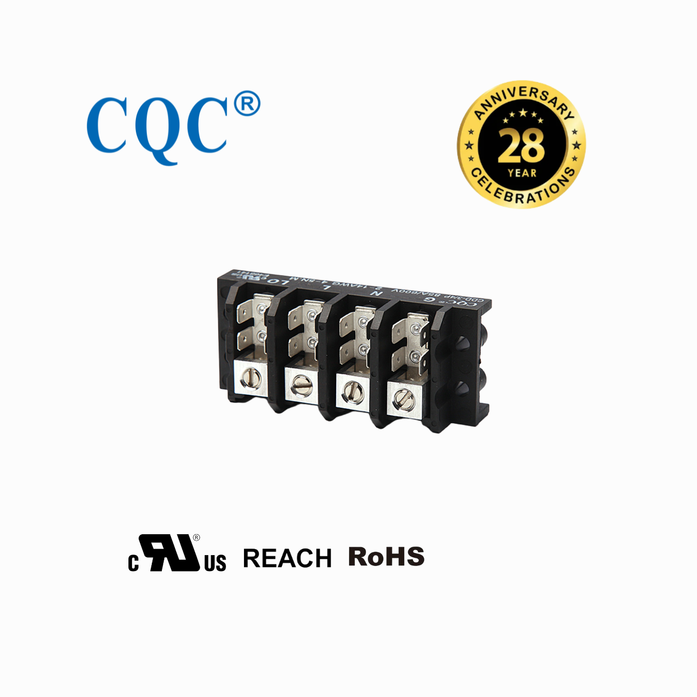 Ul Listed Terminal Block Connector 4 Poles Ccd-3/4p, High Quality Ul ...