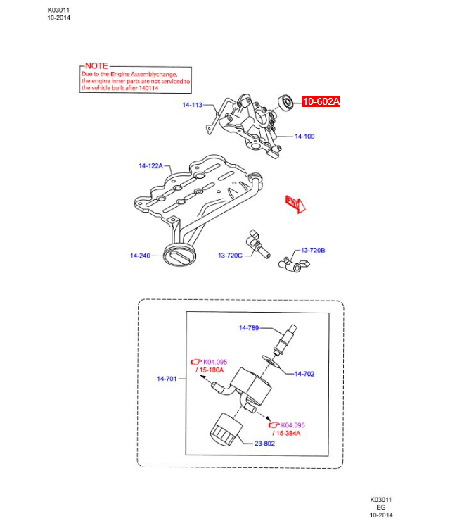 Rexwell New Oem Engine Crankshaft Front Oil Seal For Ford Mazda Volvo ...