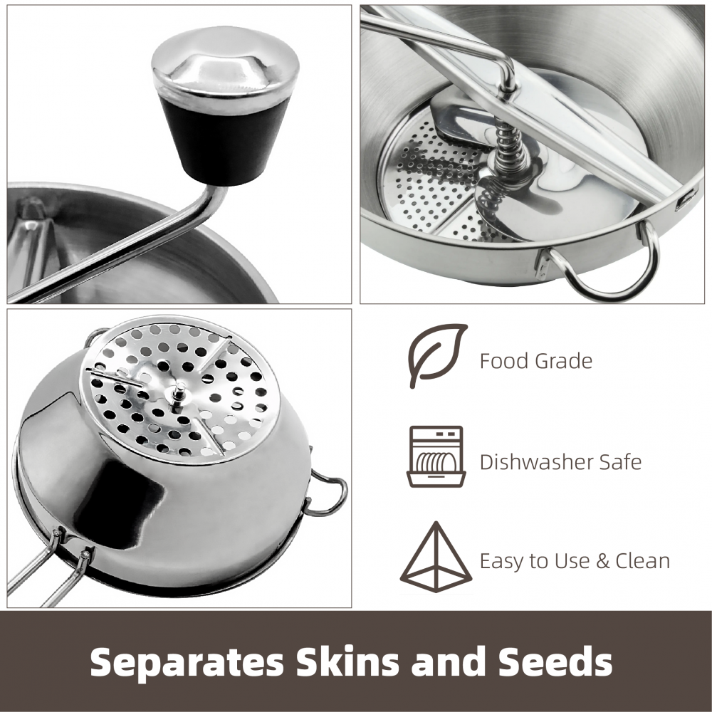 Stainless Steel Manual Fruit Rotary Vegetables Grinder, High Quality ...