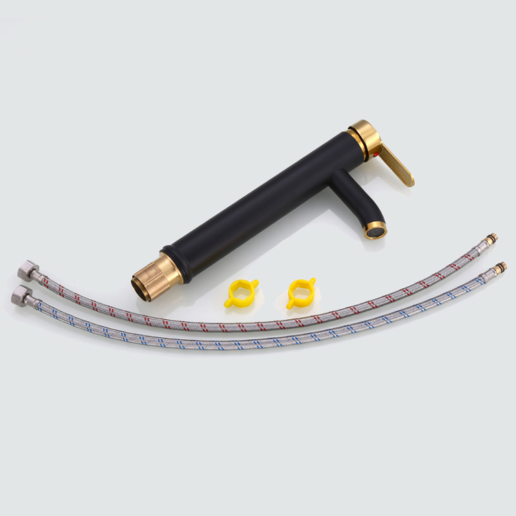 Modern Luxury Gold Black 304 Sus Bathroom Faucet, High Quality Modern ...