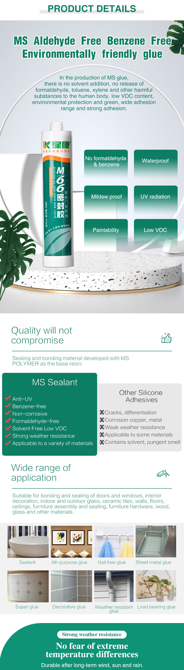 Ms Polymer Adhesive 600ml - High Tack Engineered Wood Flooring Adhesive ...