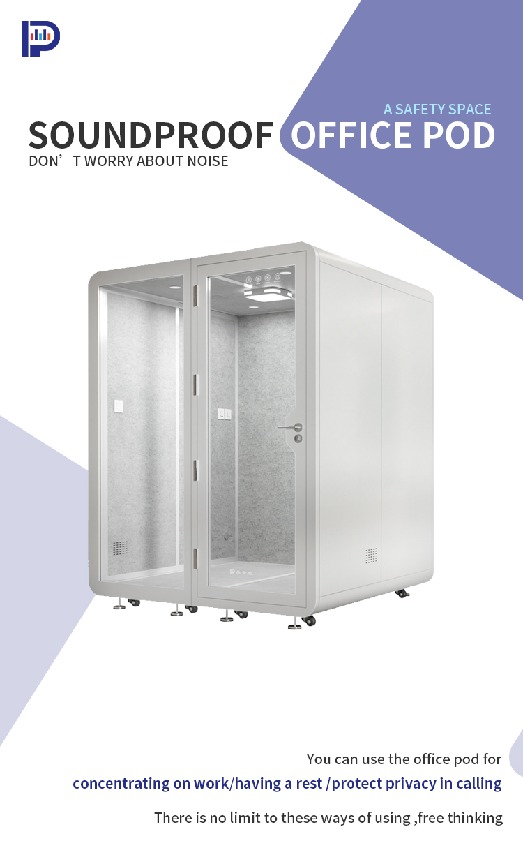 Soundproof Office Conference Cubicles And Partitions With Sofa ...