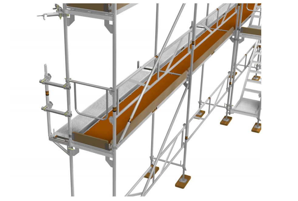 European Layher Facade Scaffolding System For Construction, High ...