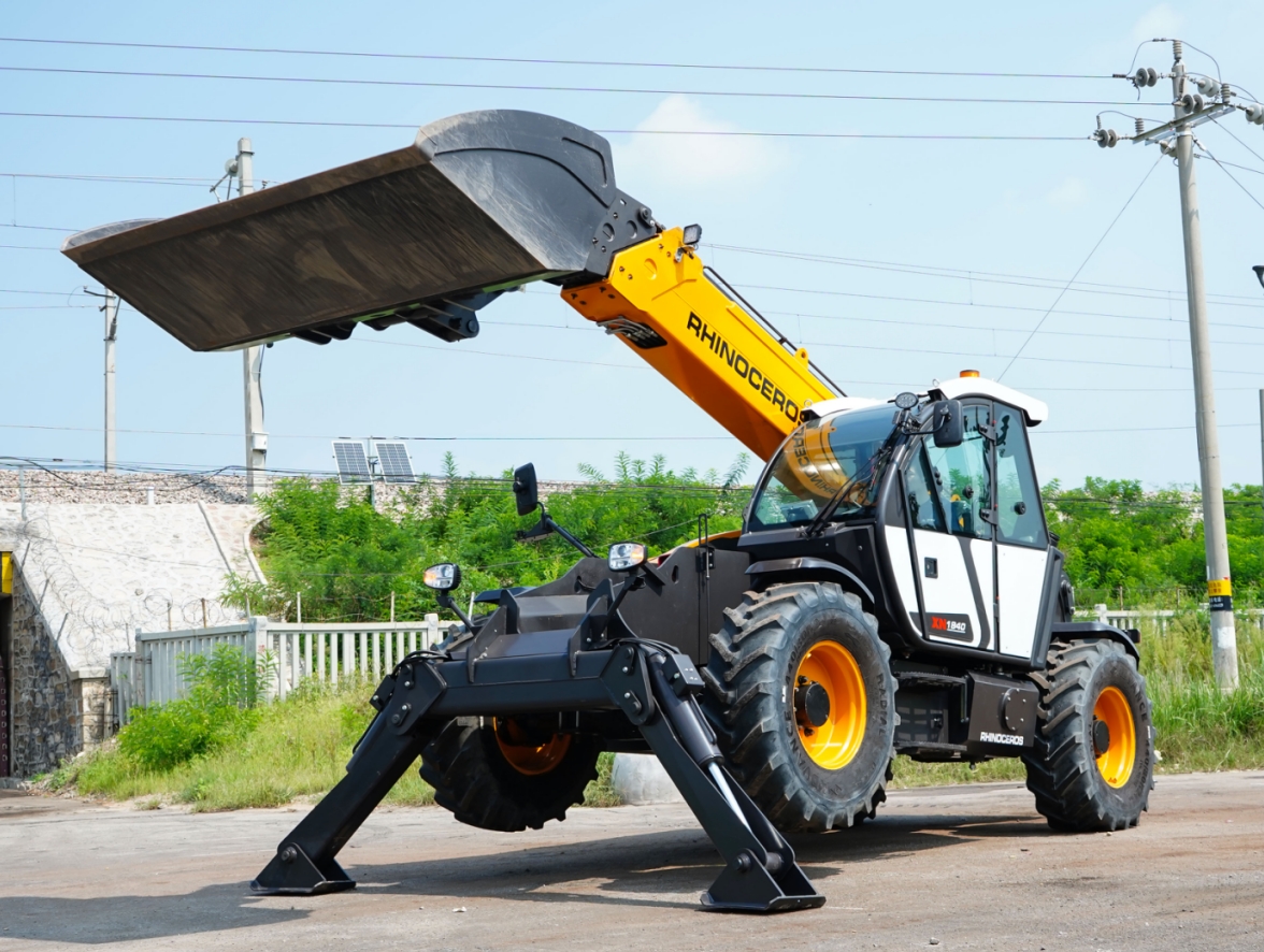 18m High-lift Fork Loader For Port Use Rhinoceros Telehandler Heavy ...