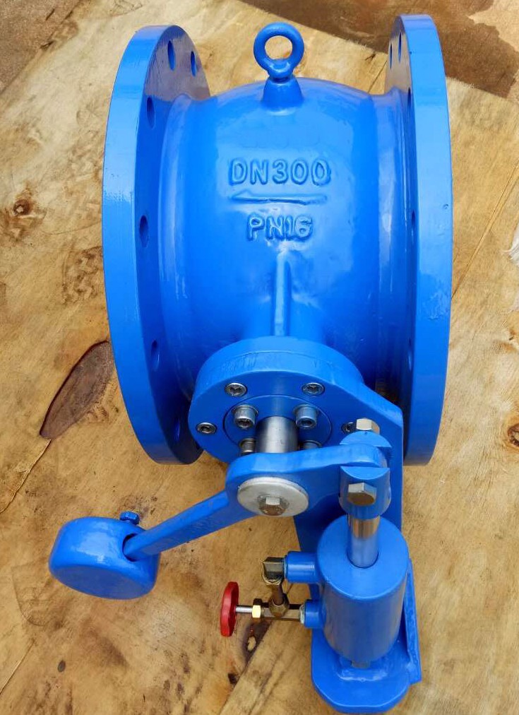 Slanting Disc Check Valve Dn150-dn2000 Pressure Pn10/16/25 Ductile Iron ...