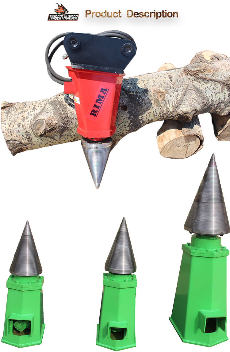 Rima Hydraulic Excavator Firewood Processor Attachments, High Quality ...
