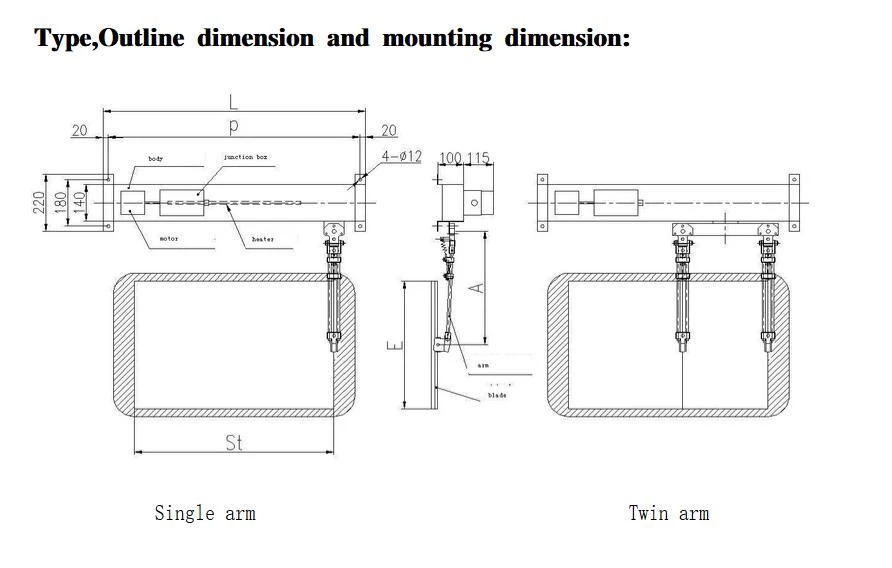 Marine Horizontal Electric Wiper Systems, High Quality Marine ...