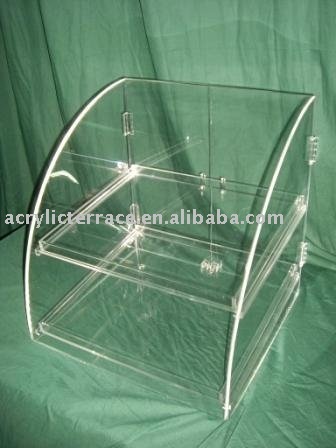 Acrylic Euro 2 Tier Bakery Display Case, High Quality Acrylic Euro 2 ...