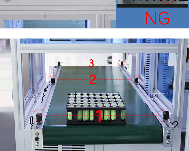 Cylindrical Battery Pack Ccd Tester And Visual Inspection Machine For ...