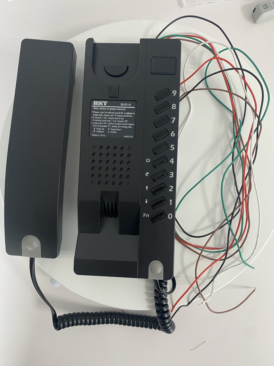 Elevator Intercom Bst Bh201-k 12v/24v, High Quality Elevator Intercom ...